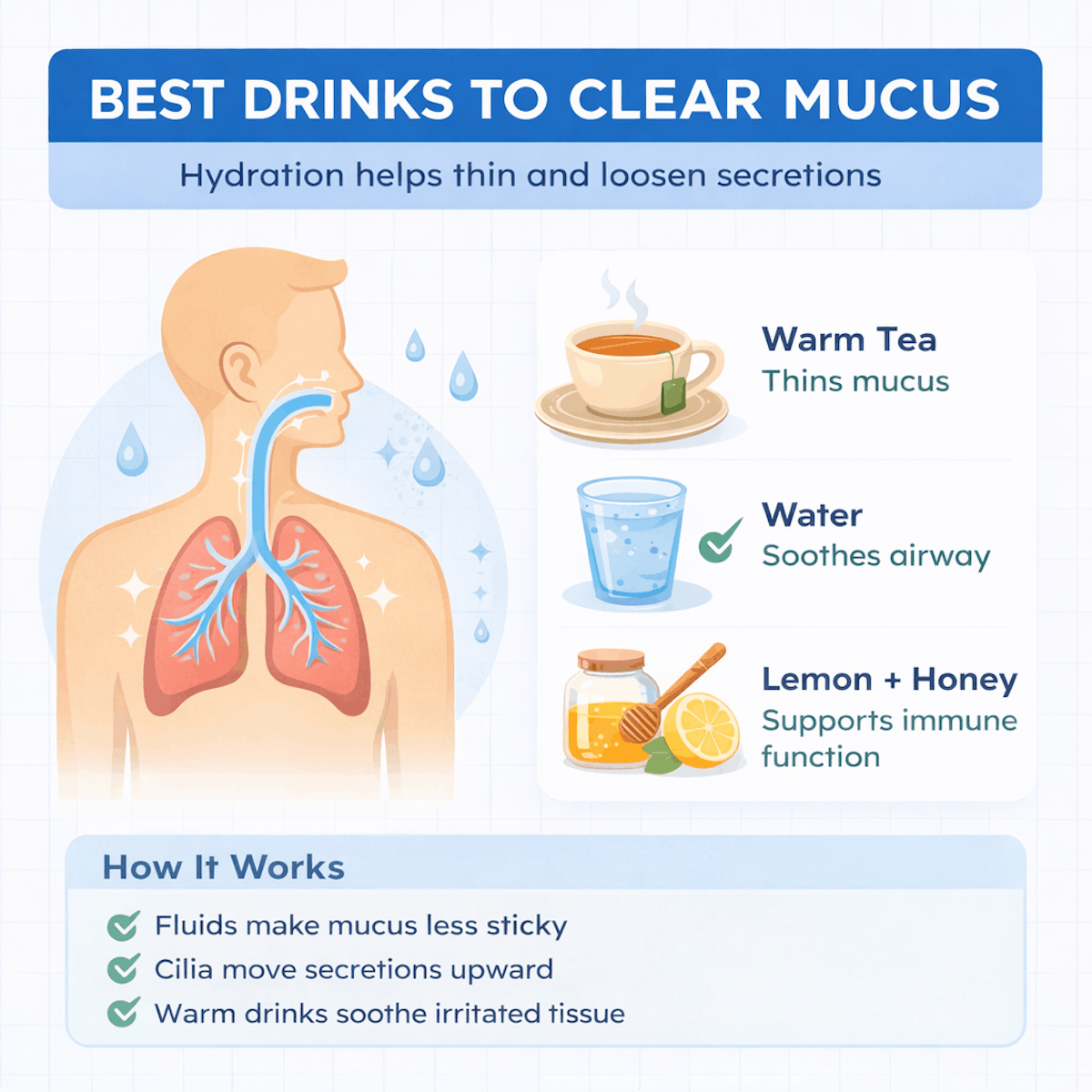 The Best Drinks to Remove Mucus From the Body (2026)