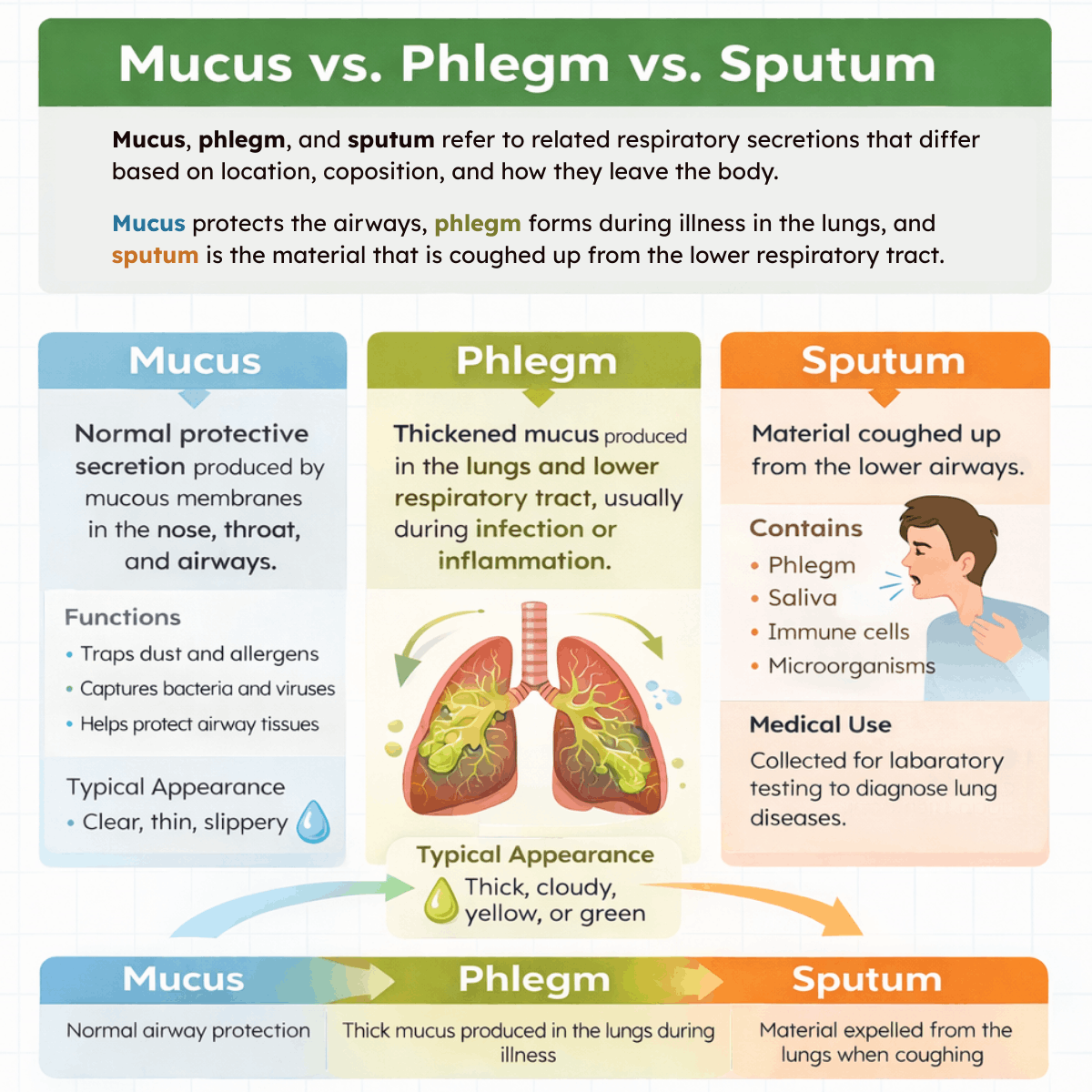 Mucus vs. Phlegm vs. Sputum: What's the Difference? (2026)