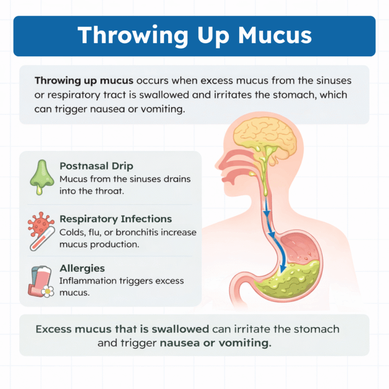 Throwing Up Mucus: Causes, Symptoms, and What It Means