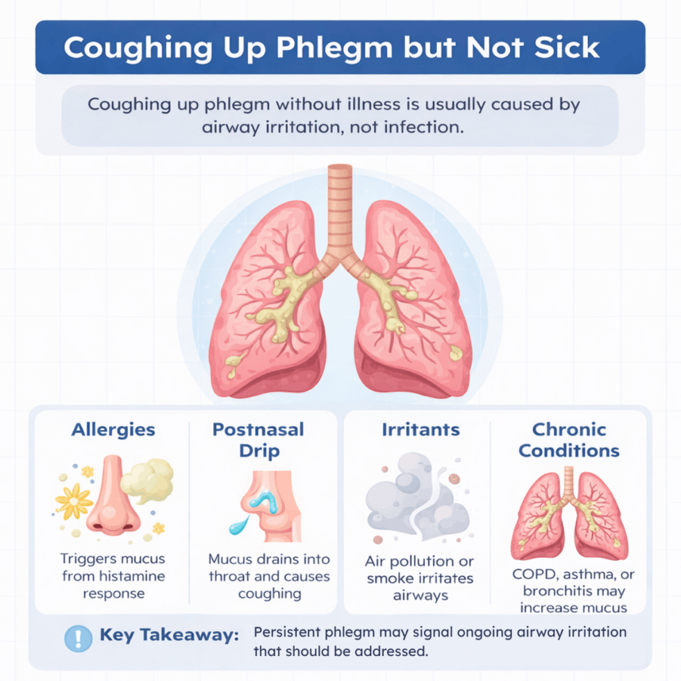 Coughing Up Phlegm but Not Sick: Causes and Treatment (2026)