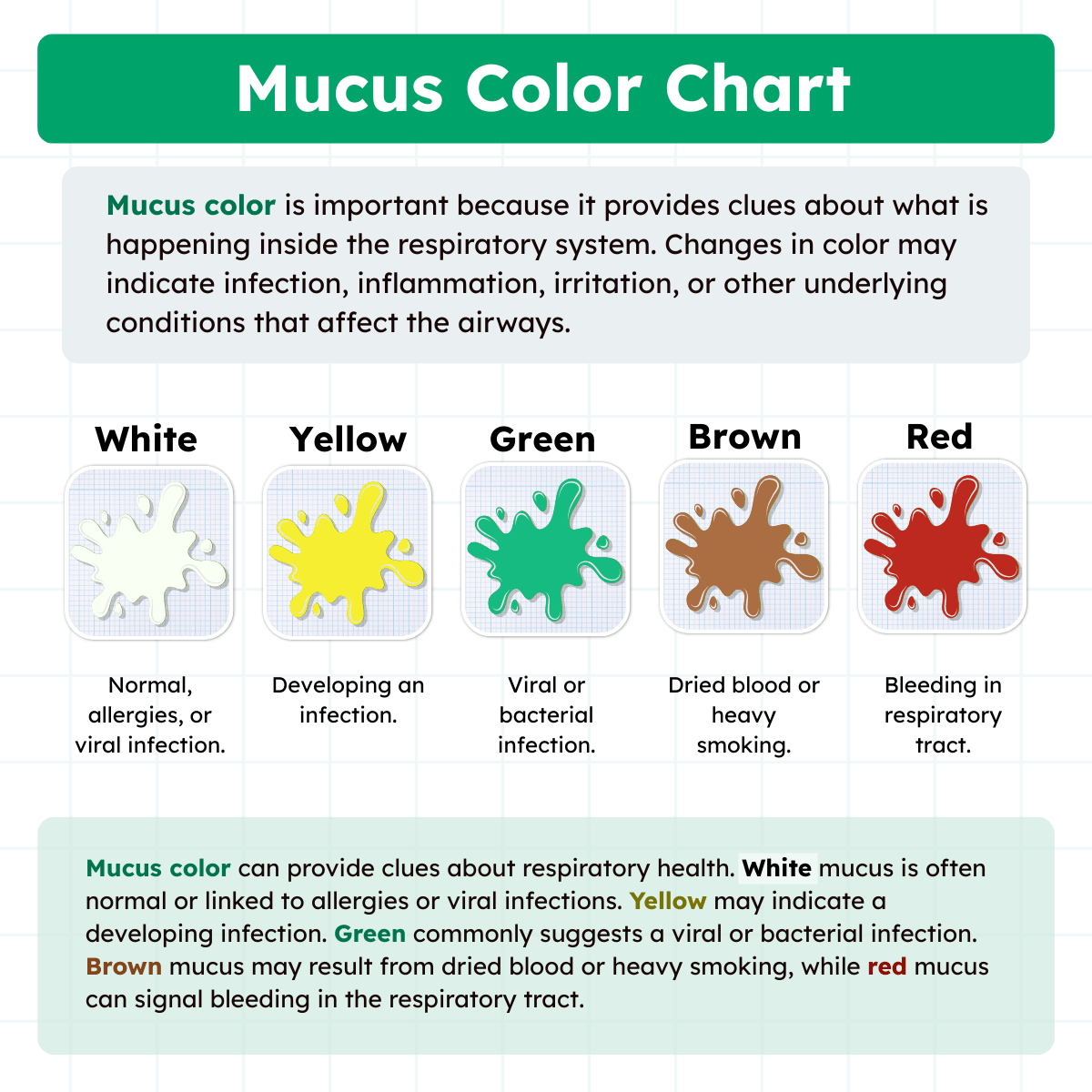 Mucus: Causes, Colors, Symptoms, and What It Means (2026)