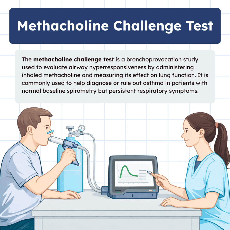 Methacholine Challenge Test: Overview and Practice Questions