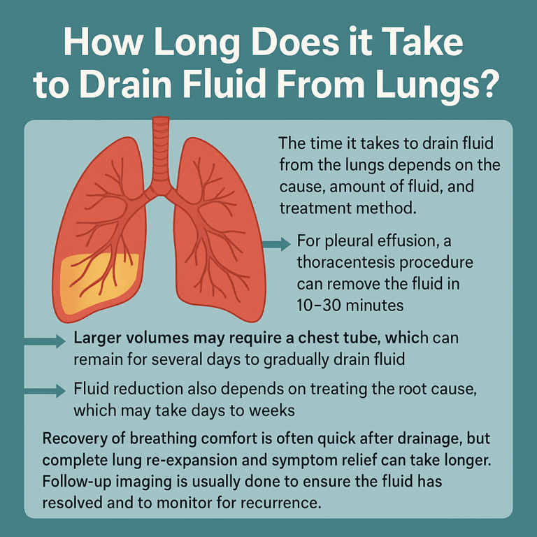 How Long Does it Take to Drain Fluid From the Lungs? (2026)