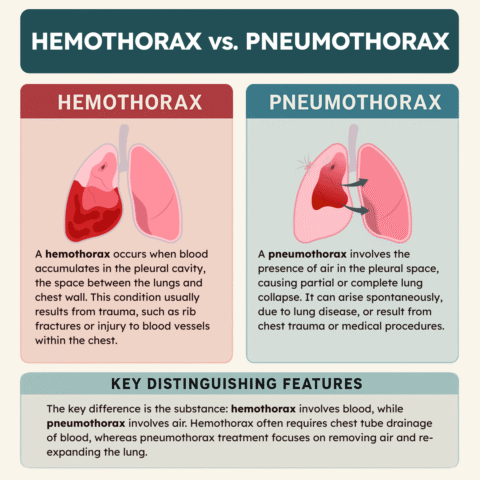 Hemothorax vs. Pneumothorax: What's the Difference? (2026)