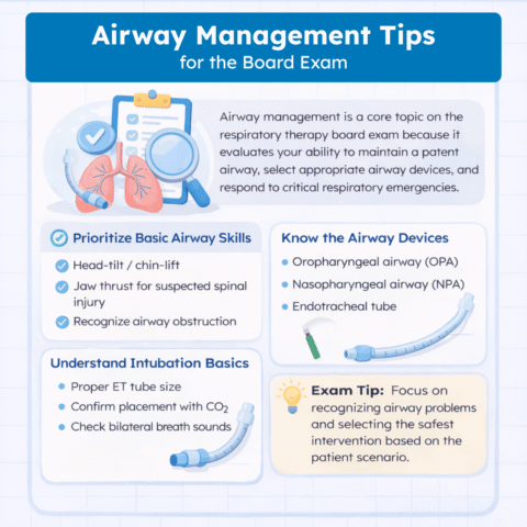 Airway Management Tips for the Respiratory Board Exam (2026)