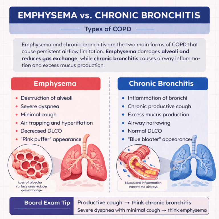 Emphysema vs. Chronic Bronchitis: Key Differences (2026)