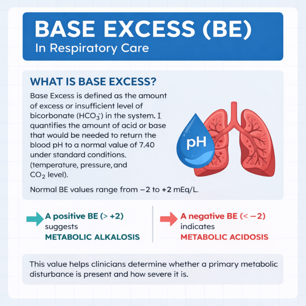 Base Excess (BE) in ABGs: Interpretation and Clinical Guide