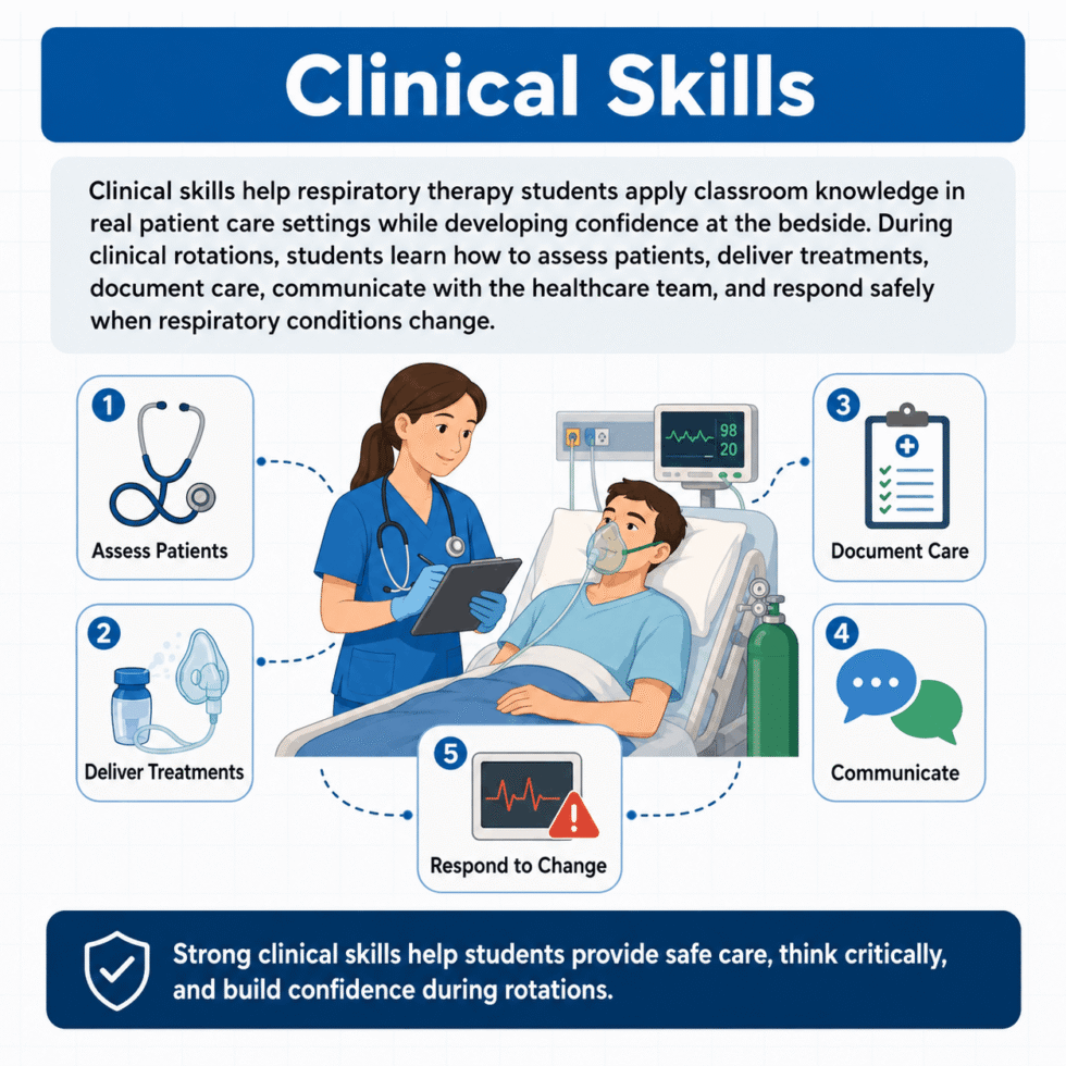 Top 15 Clinical Skills for Respiratory Therapy Students